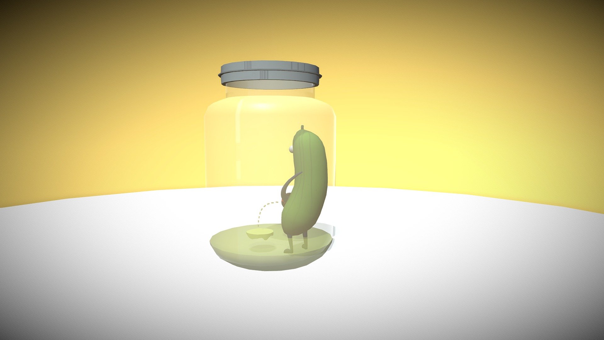 Cucumber - 3D model by Cosmic_dust [9763985] - Sketchfab