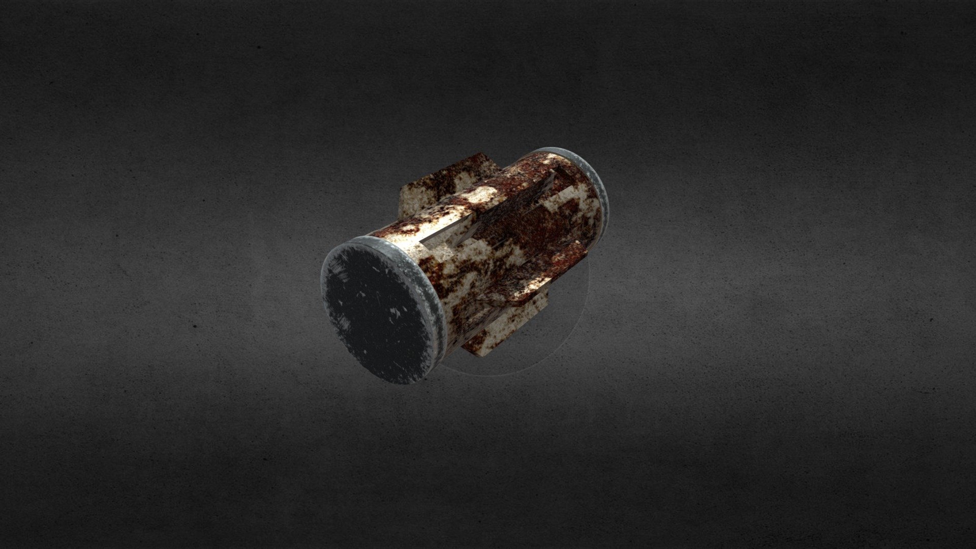 Old rusted Space Capsule payload artifact - Download Free 3D model by ...