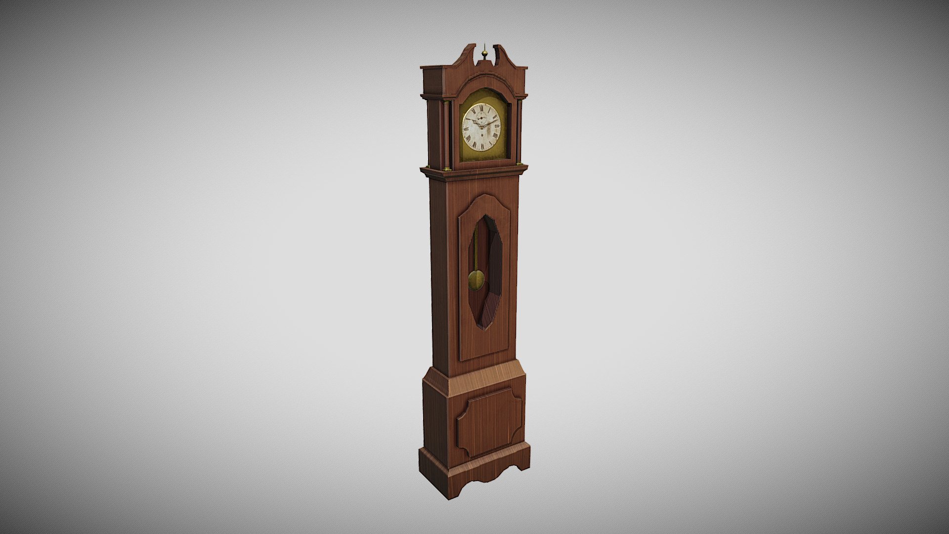 Old Grandfather clock - Download Free 3D model by Braeden Wylam (@bmwylam) [9766633] - Sketchfab