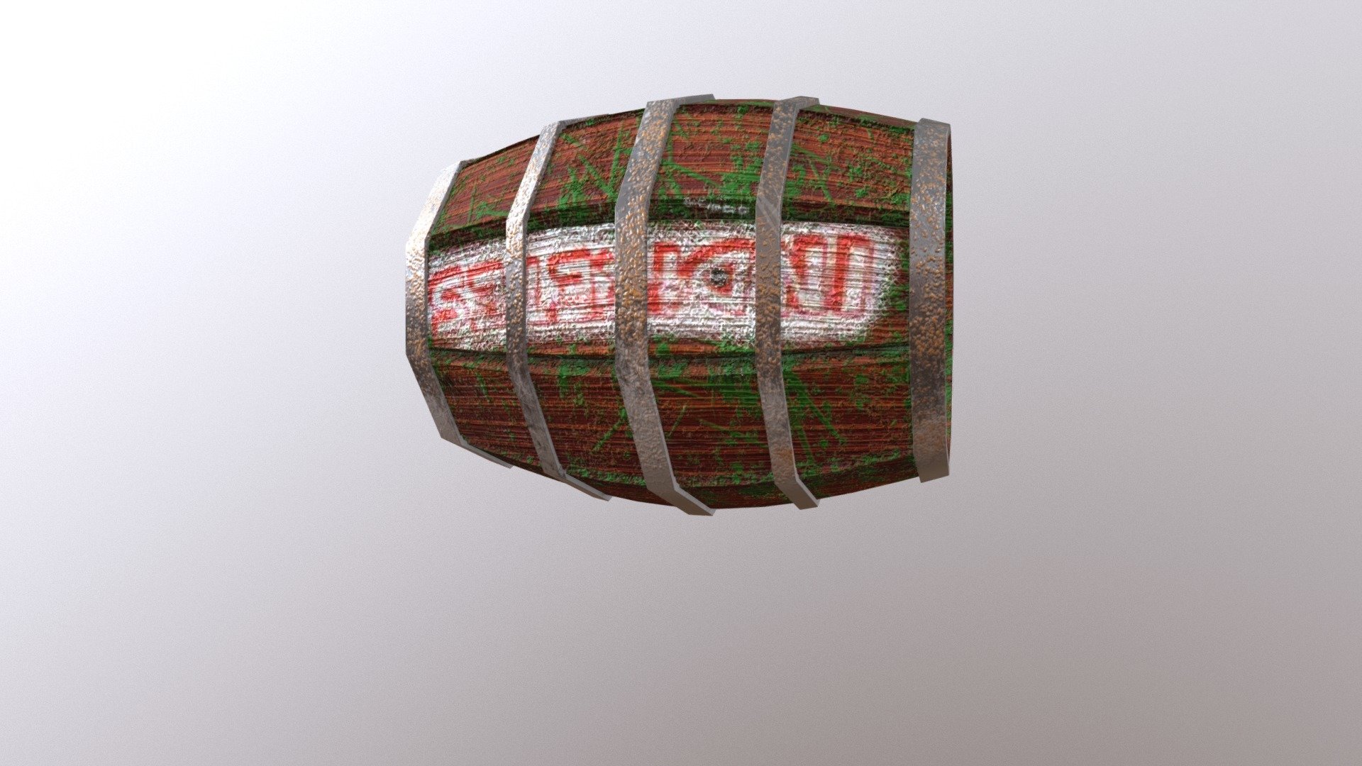 old dirty barrel - 3D model by senpai vilà (@fvila) [97669ee] - Sketchfab
