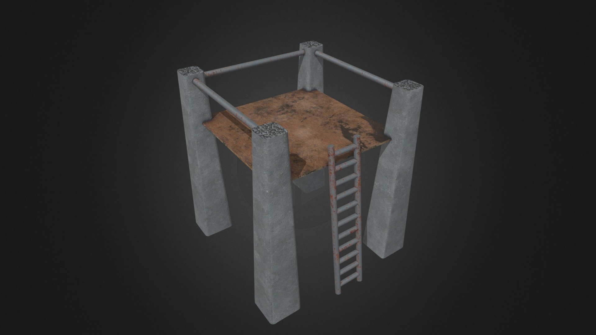 Gun Tower 1 - Download Free 3D model by Not Good Enough (@Not_Good ...