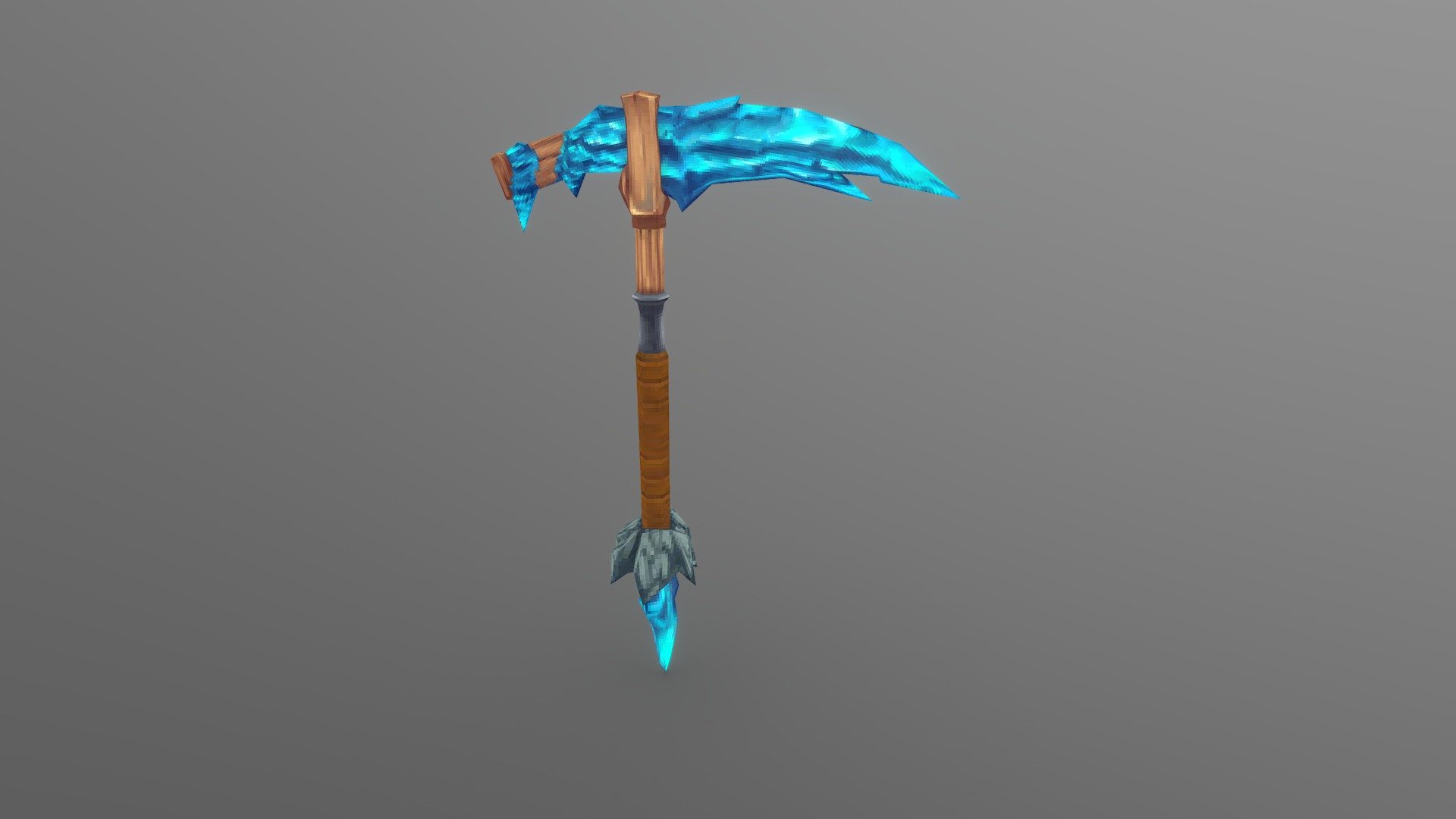 Stylized Low poly Pickaxe - 3D model by kyuuart [9767a6a] - Sketchfab