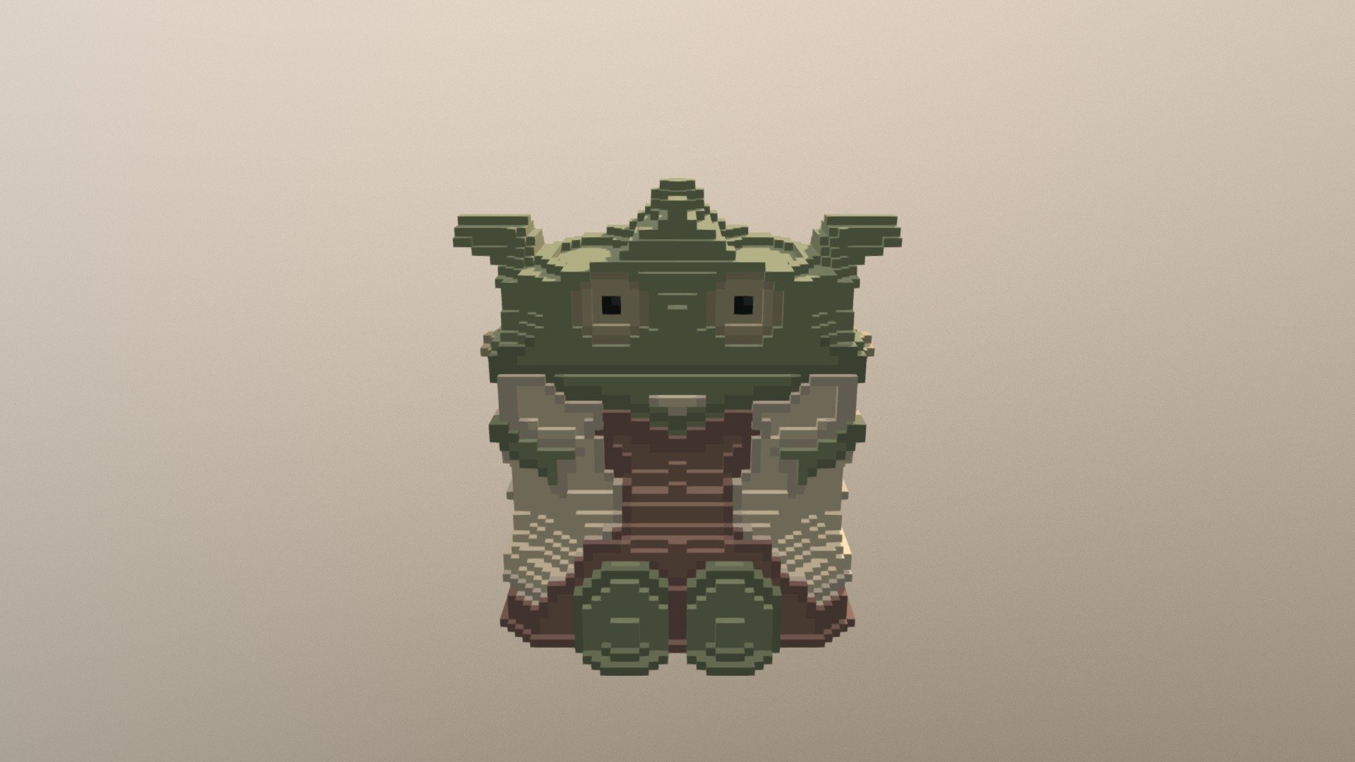 Watchful Yoda Idol - 3D model by adassiost [97684b5] - Sketchfab