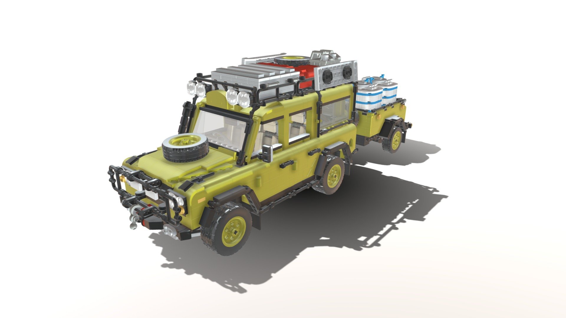 LEGO British Offroader Adventure Trophy / Car - Buy Royalty Free 3D ...