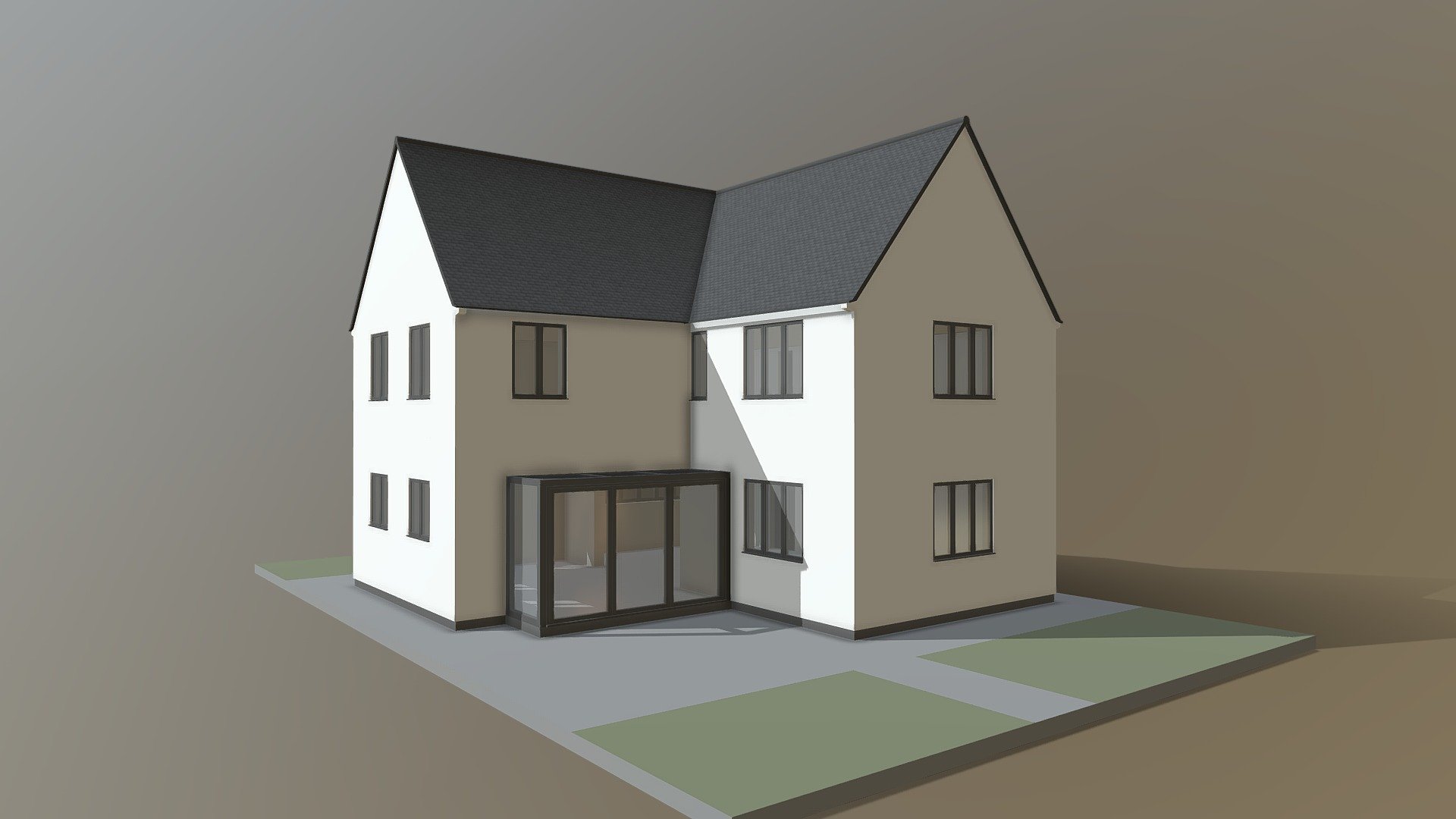 Two Storey Extension - 3D model by Somerset Architectural (@Somerset ...