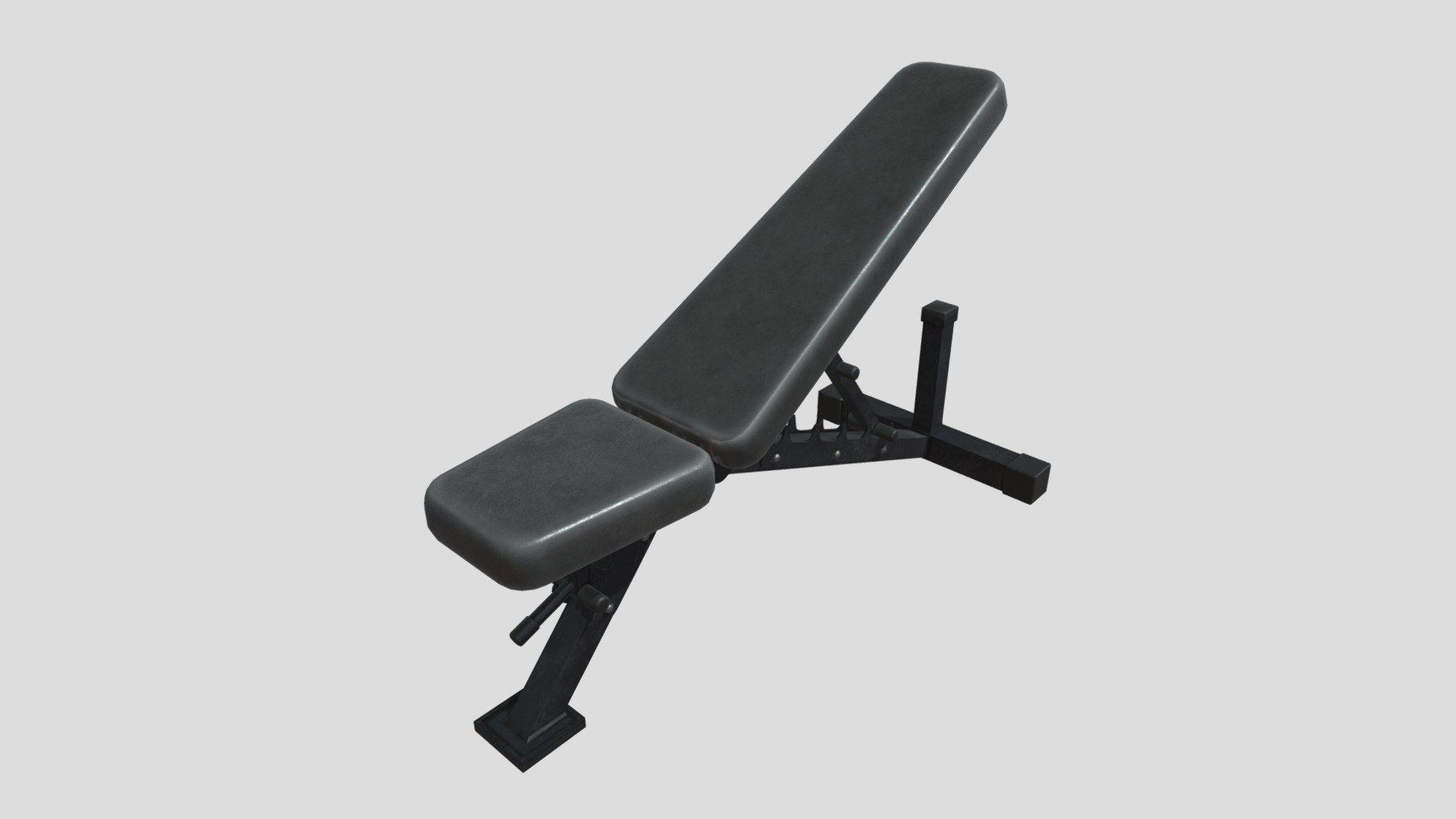 Weight Bench 4K and 2K Textures - Buy Royalty Free 3D model by ...