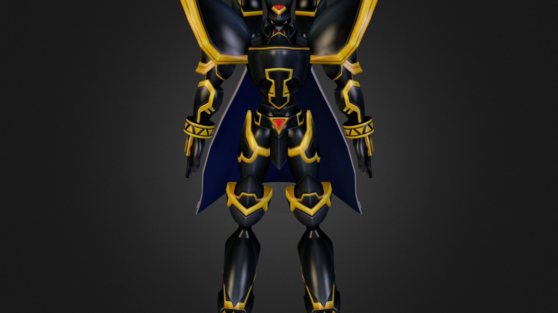 PC Computer - Digimon Masters - Alphamon - 3D model by rogarmao ...