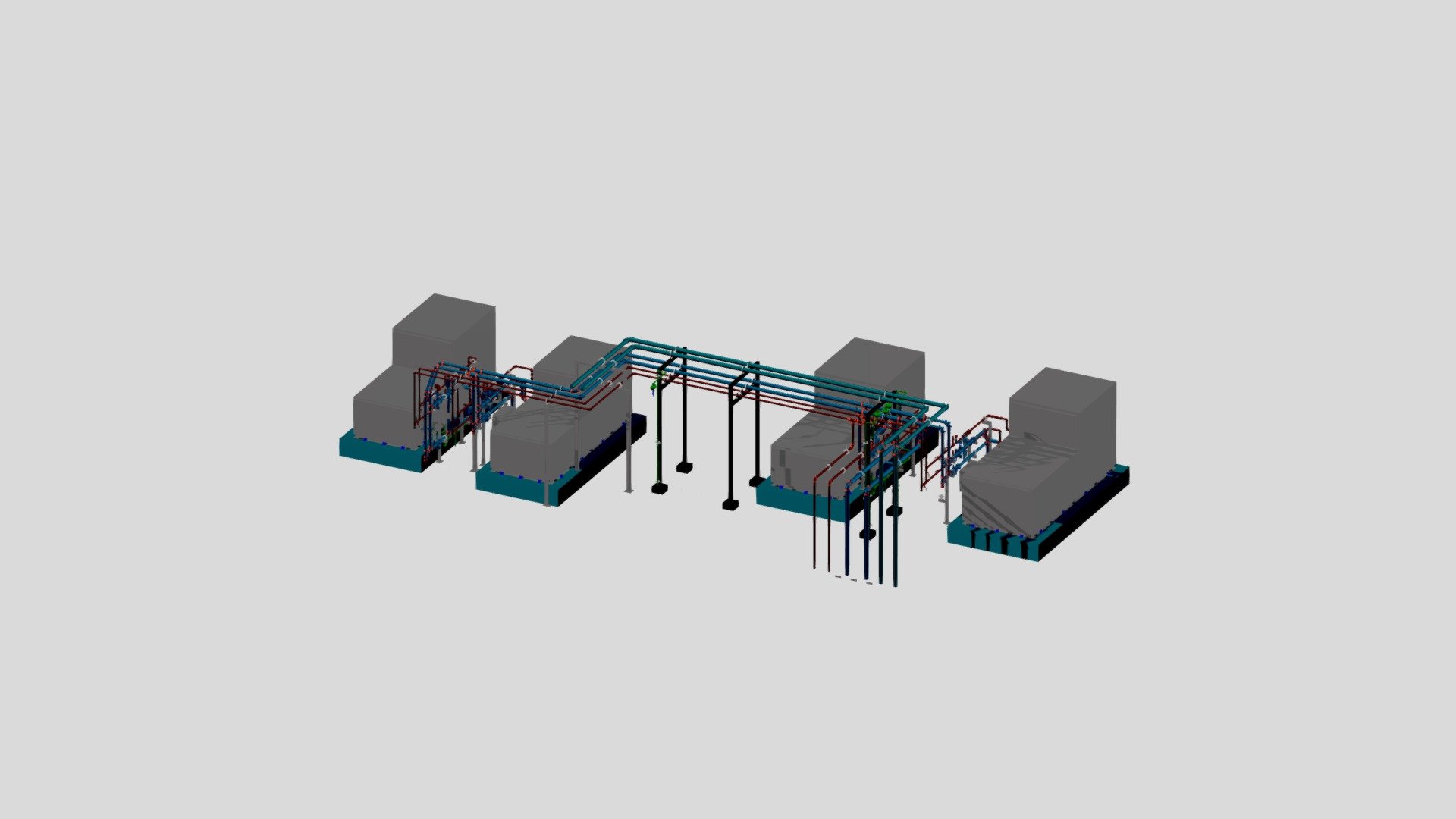AHU Refrigeration System Sample V N11 - Download Free 3D model by ...