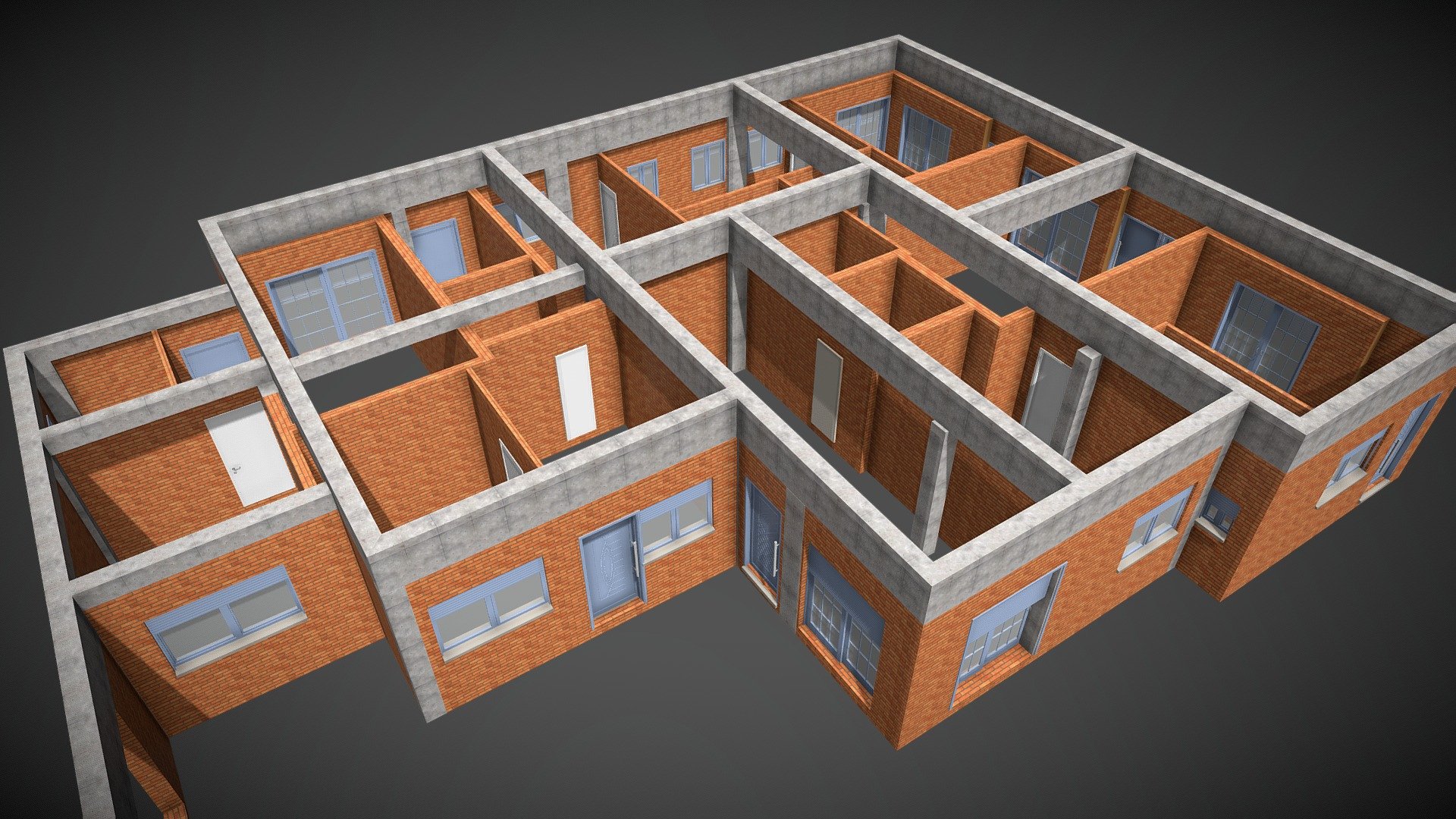 Structural Model - 3D model by support.liss-e [977113d] - Sketchfab