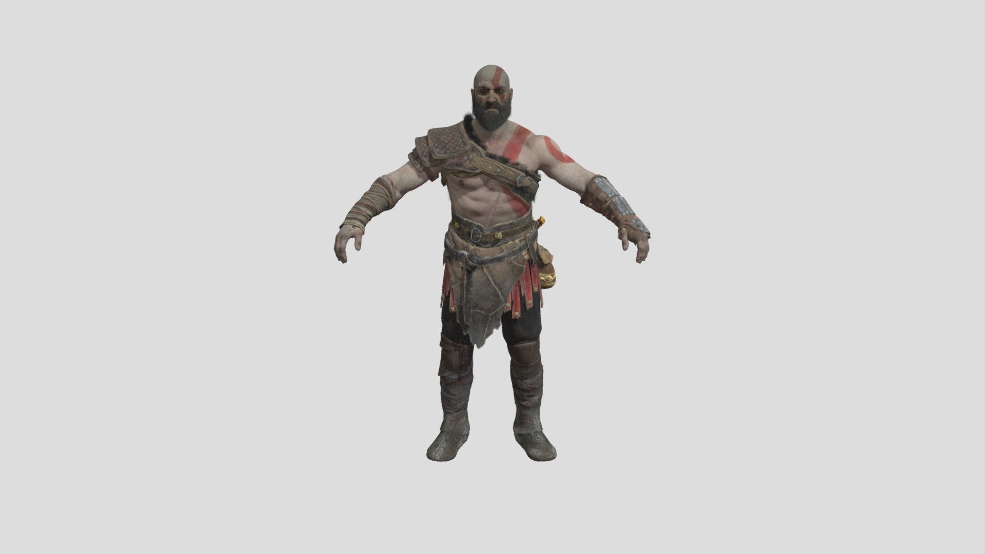 Kratos - God Of War 4 - Download Free 3D model by Mr.M (@Elm2.0 ...
