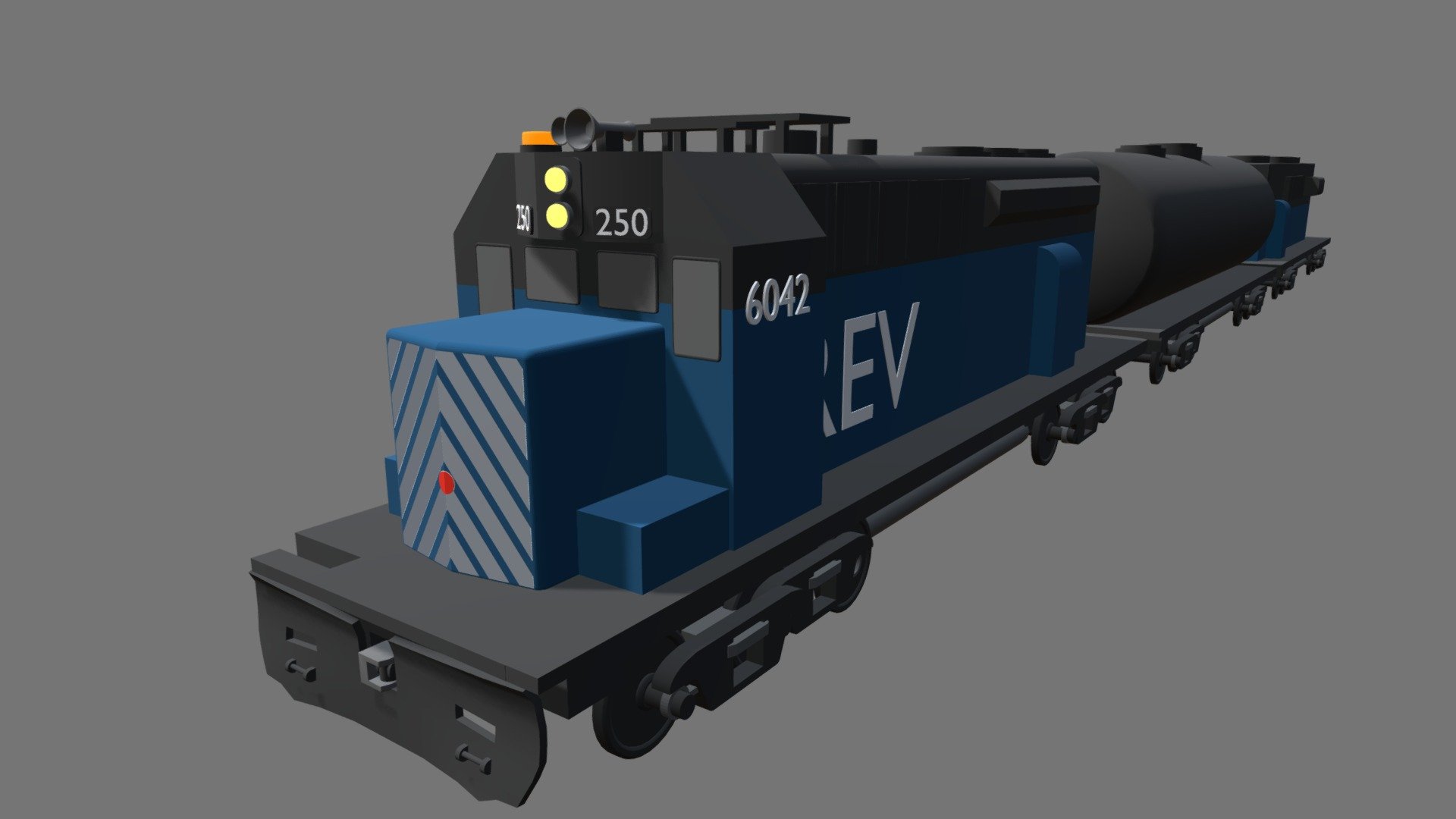 EMD SD40-2 Train - Download Free 3D model by R3VOLVE (@r3volvestudios ...