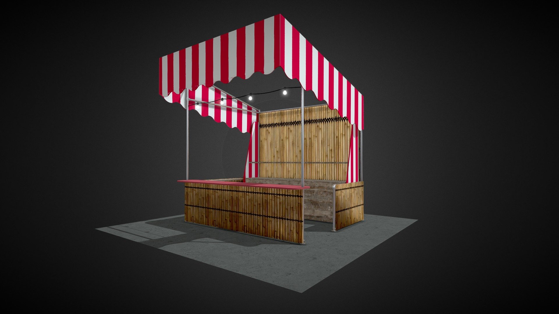 Japanese Market Stall - Download Free 3D model by Fadema (@francktawema ...