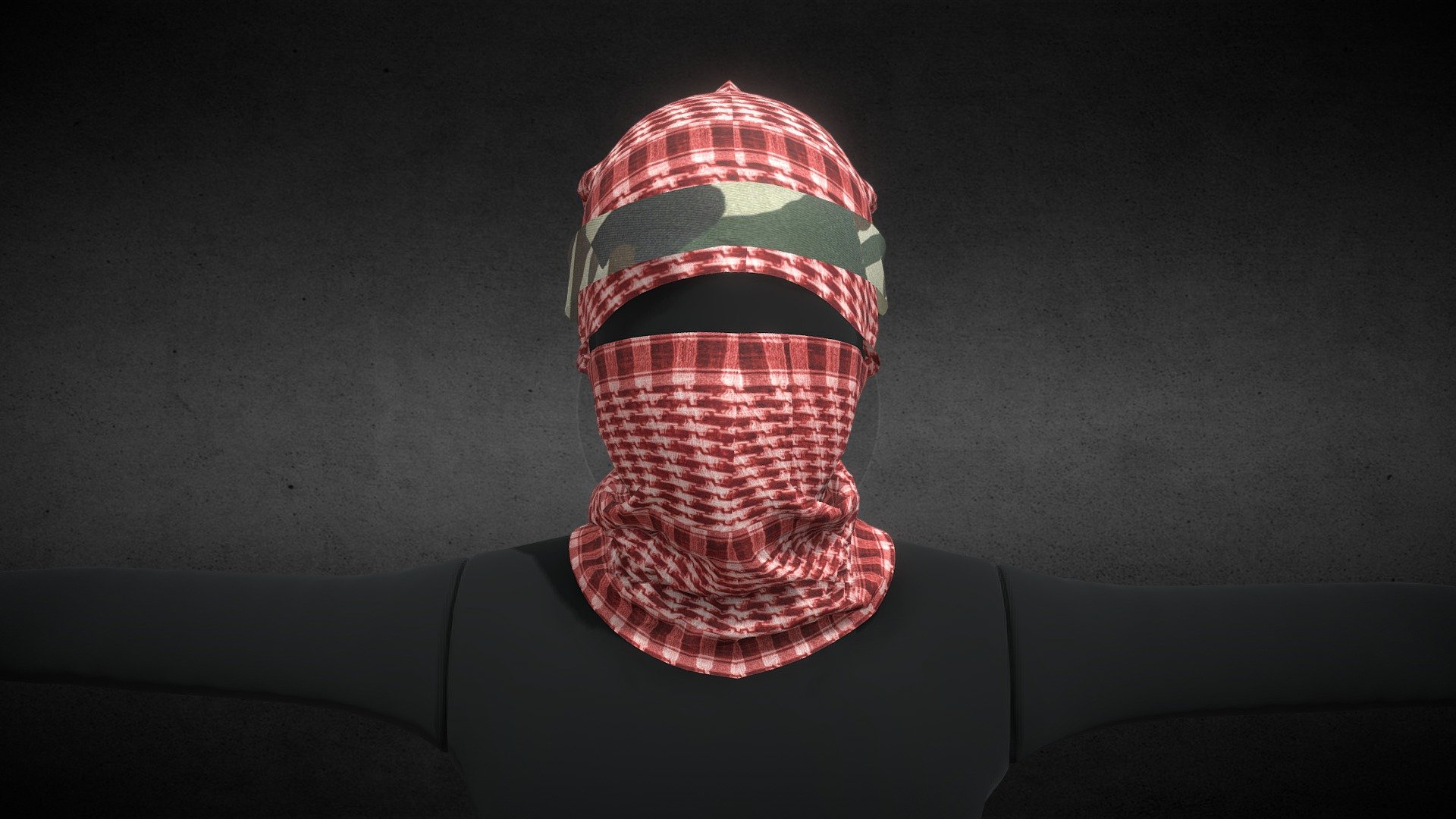 Palestinian Scarf - Download Free 3D model by Fraxion Fx (@fraxionfx ...