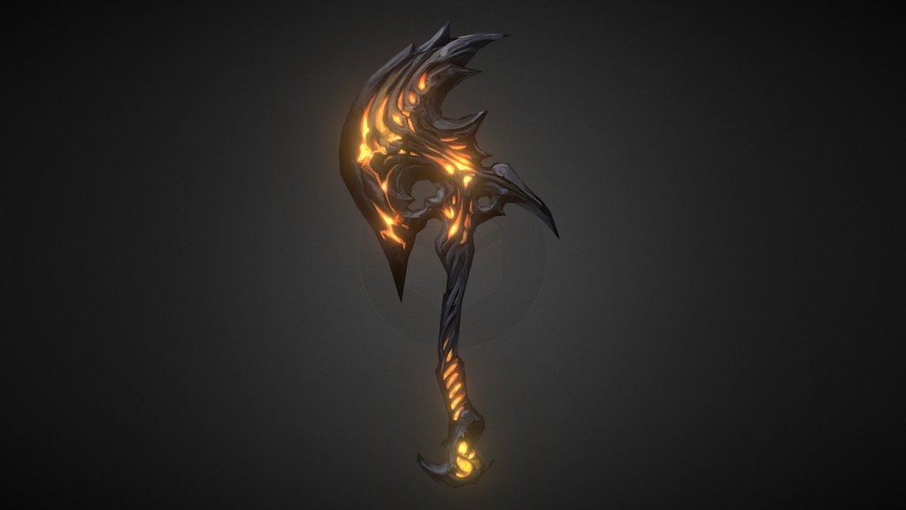 Molten Axe - 3D model by Danil Kuptsov (@DKuptsov) [9779593] - Sketchfab
