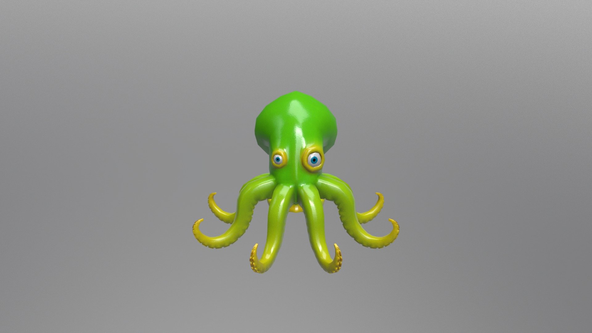 Cartoon octopus - 3D model by eva meurice (@evameurice) [977a5c2 ...