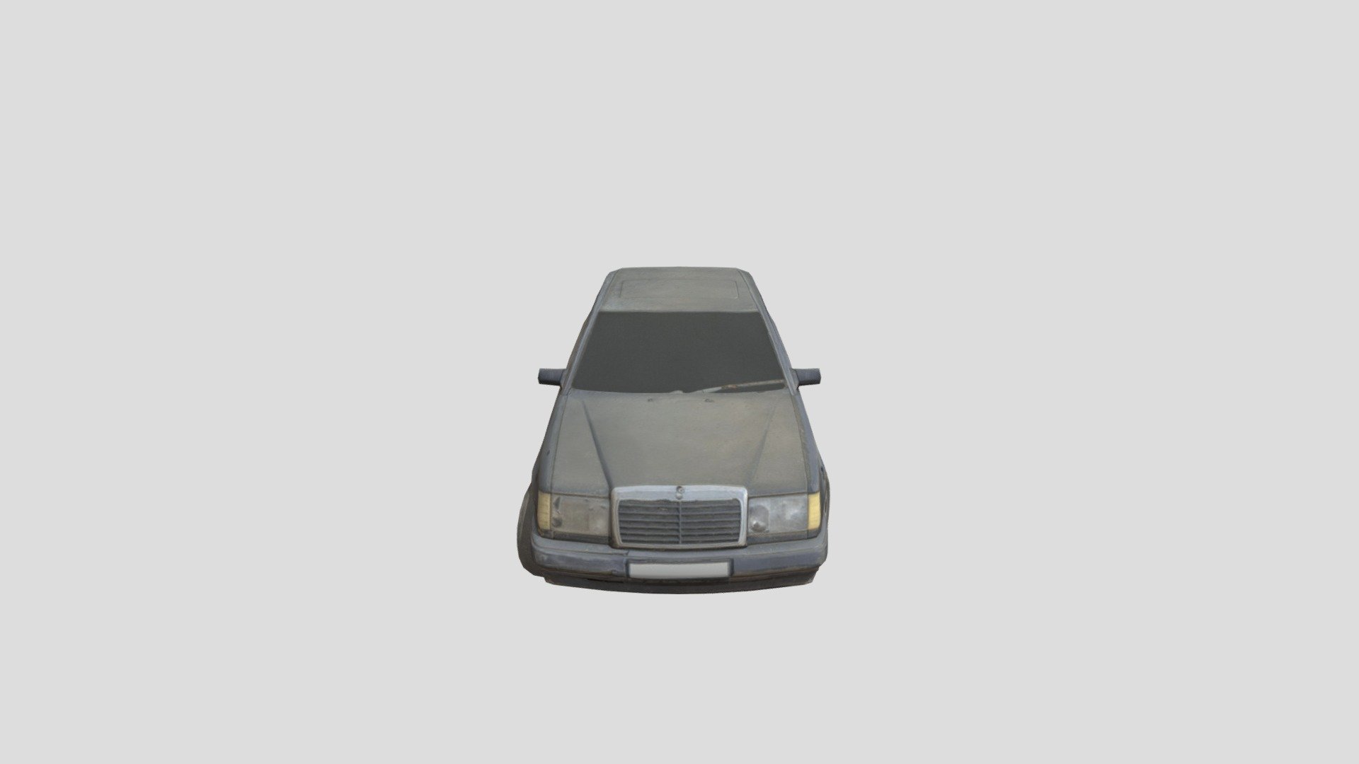 Mercedes-benz_w124 (abondonned) - 3D model by Iliassg [977d115] - Sketchfab
