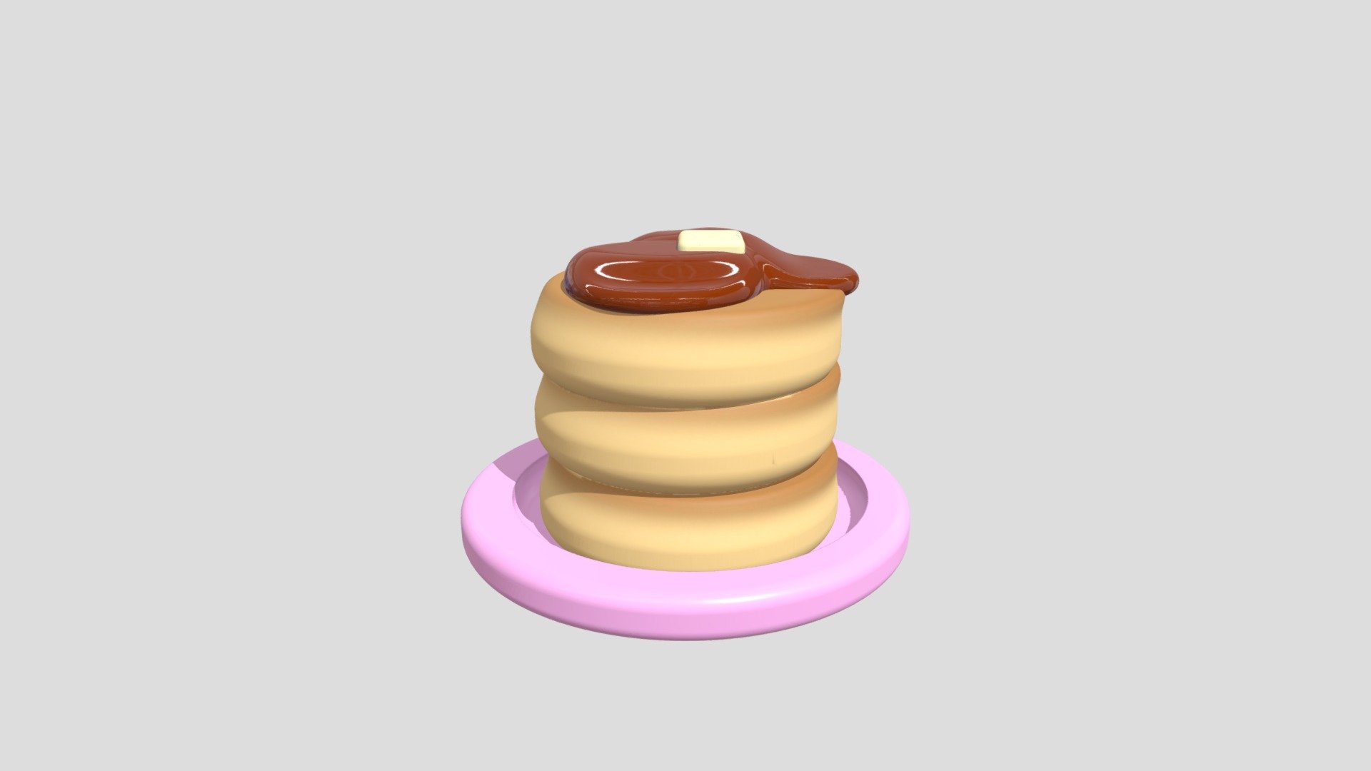 pancake - Download Free 3D model by Chiya (@ishitaasingh14) [977ed97 ...