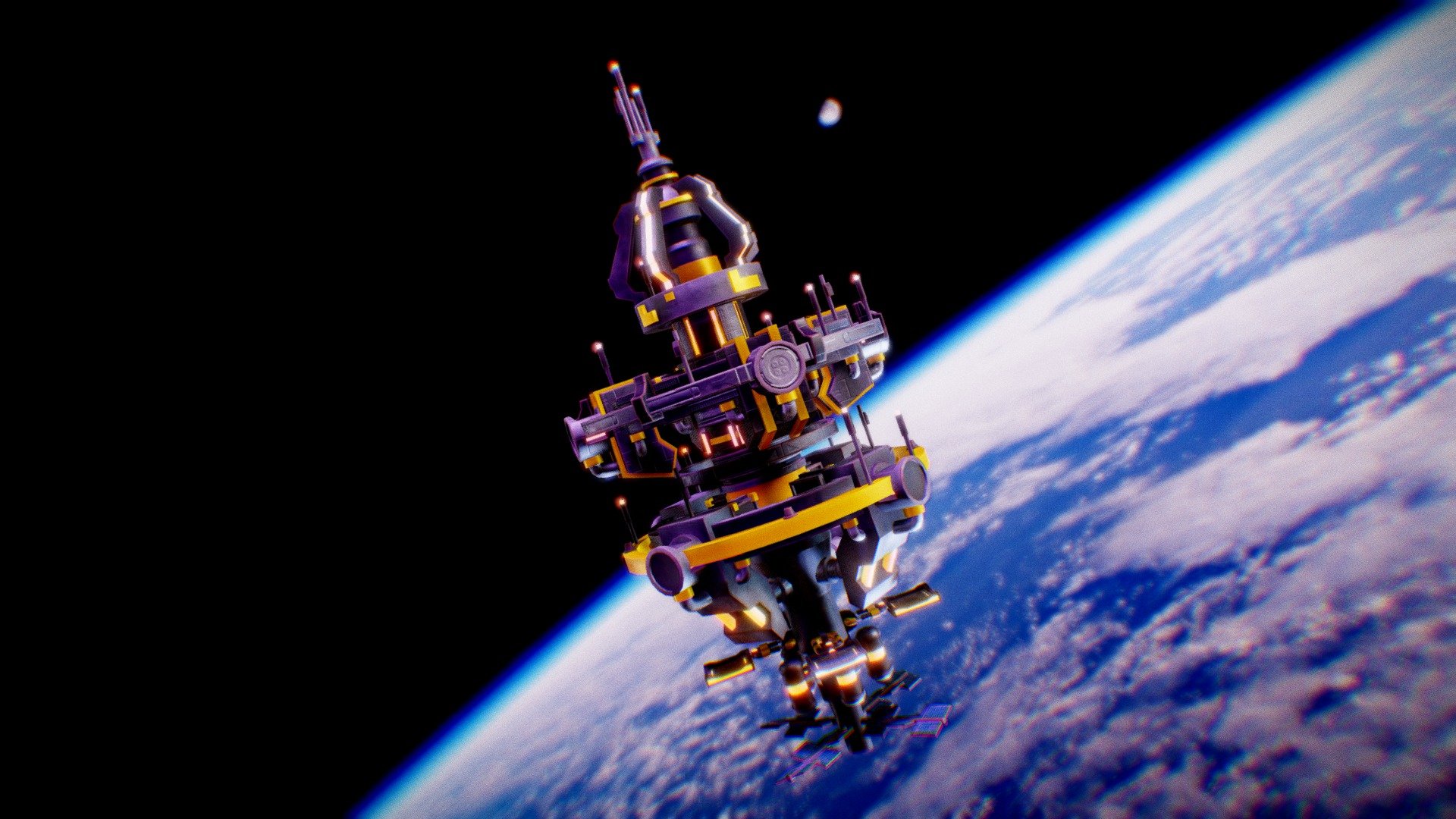 Space Station - 3D model by Batuhan13 [977eed5] - Sketchfab