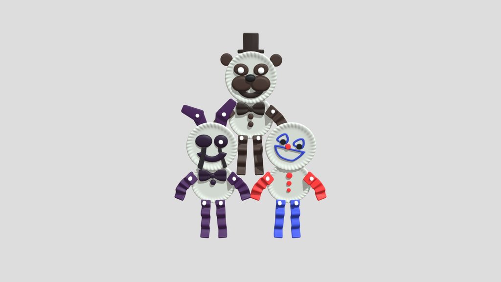 Downloadable Fnaf Animatronics And FanMades - A 3D model collection by ...