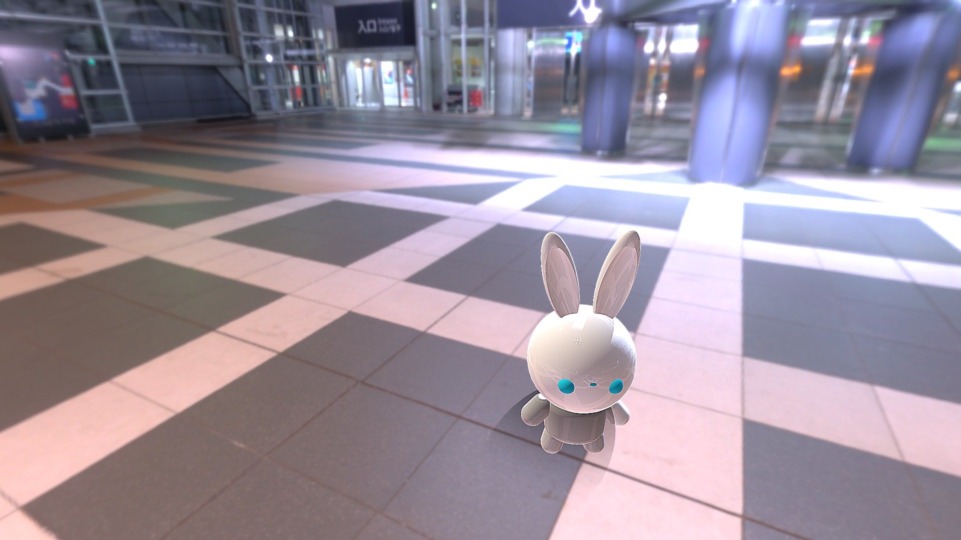 Hello Rabbit - Download Free 3D model by akatsuki20 [9781d87] - Sketchfab