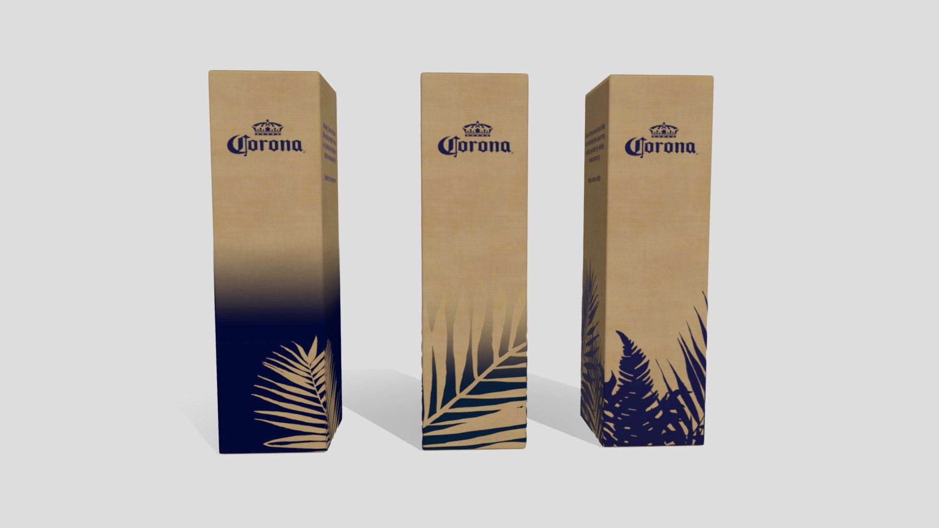 corona box 6 blue2 - 3D model by arrow_design [9783b05] - Sketchfab