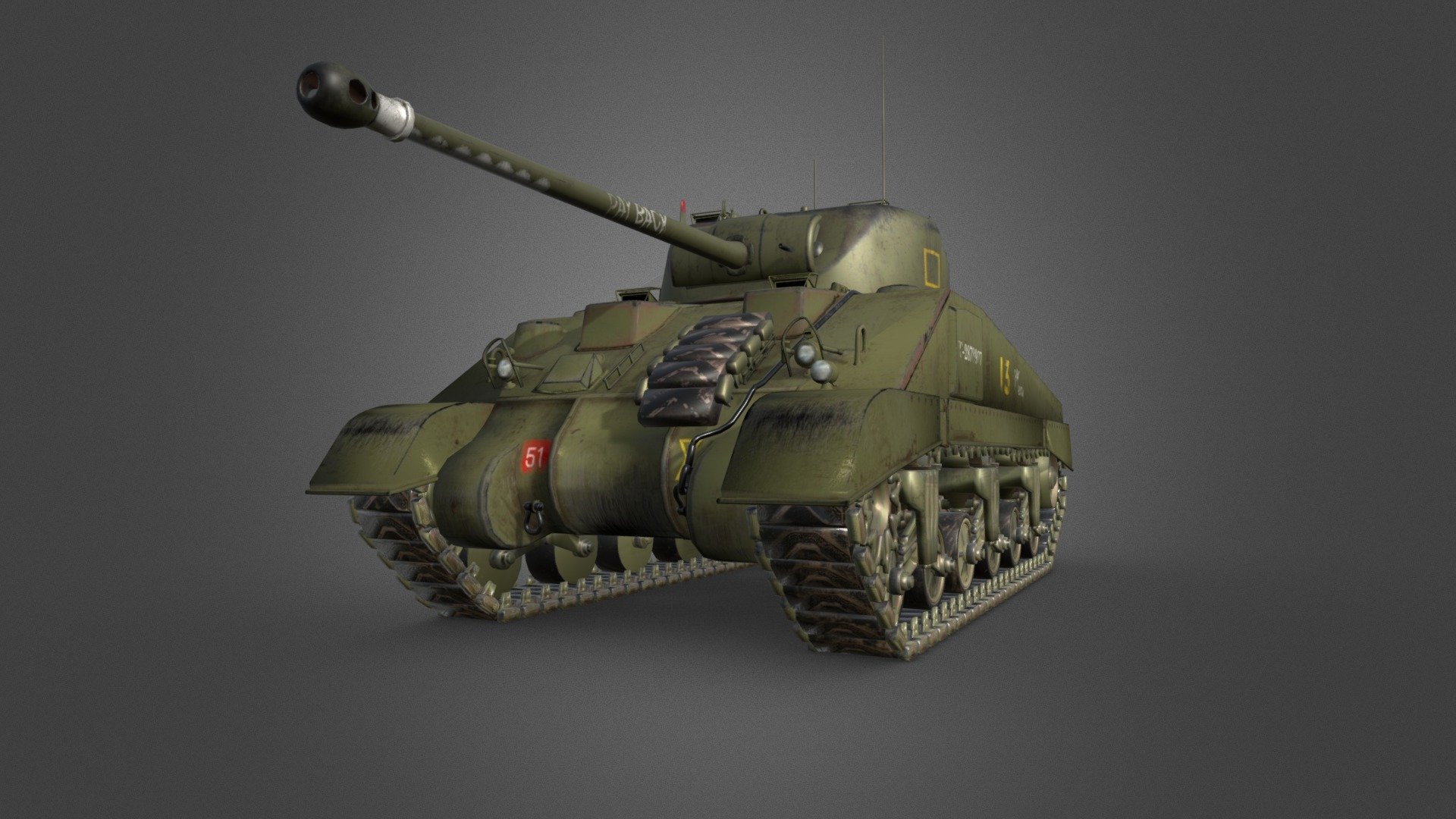 Sherman Firefly tank - Download Free 3D model by sayedgamal655 [9783d04 ...