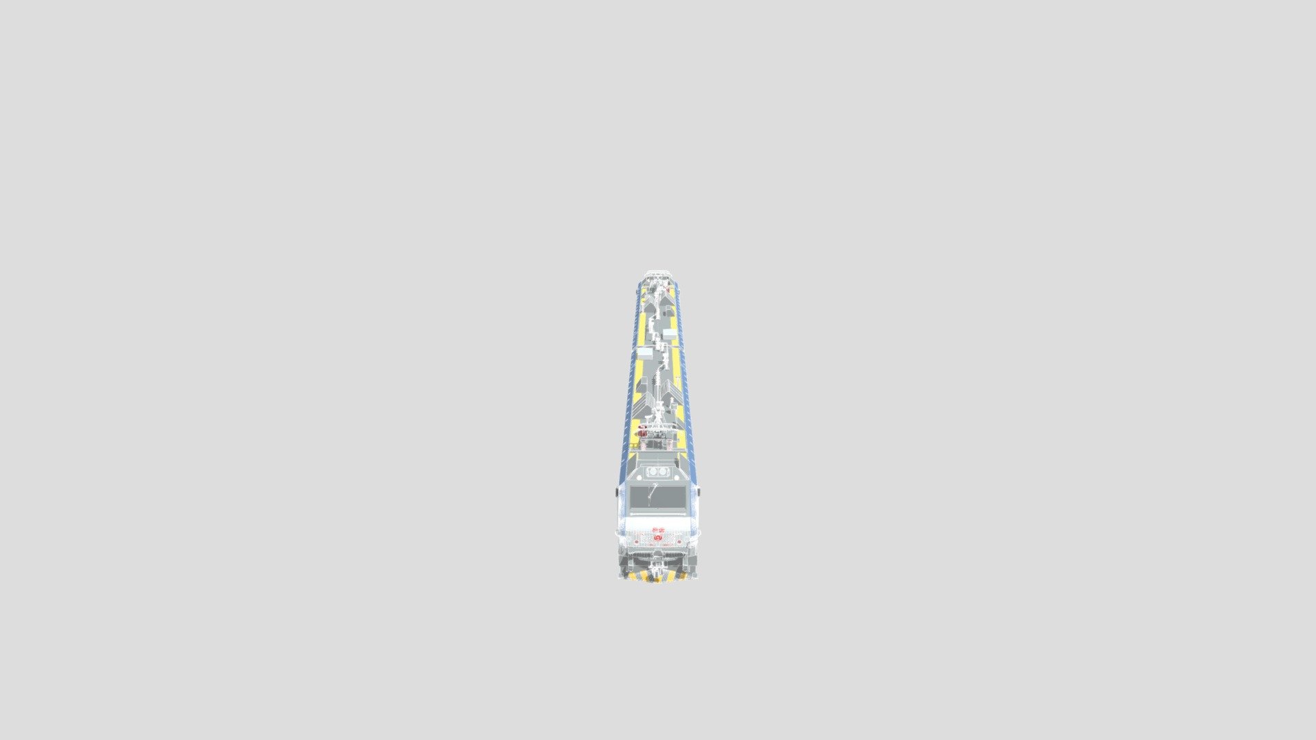 HXD2 Electric Locomotive 和谐电2型电力机车 - Download Free 3D model by ...