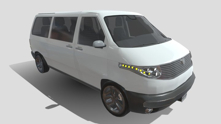 Minivan 3D models - Sketchfab