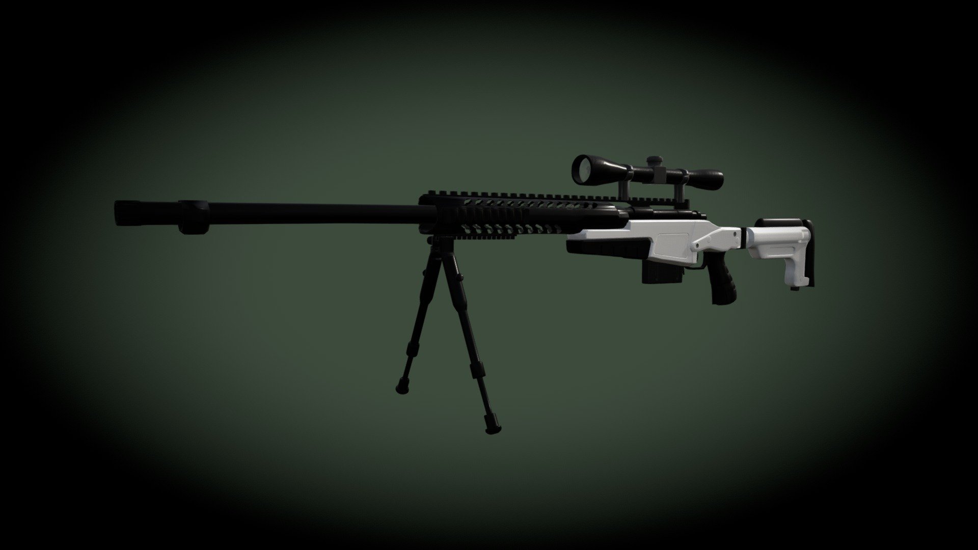 Sniper Rifle - 3D model by Izumara [978615c] - Sketchfab