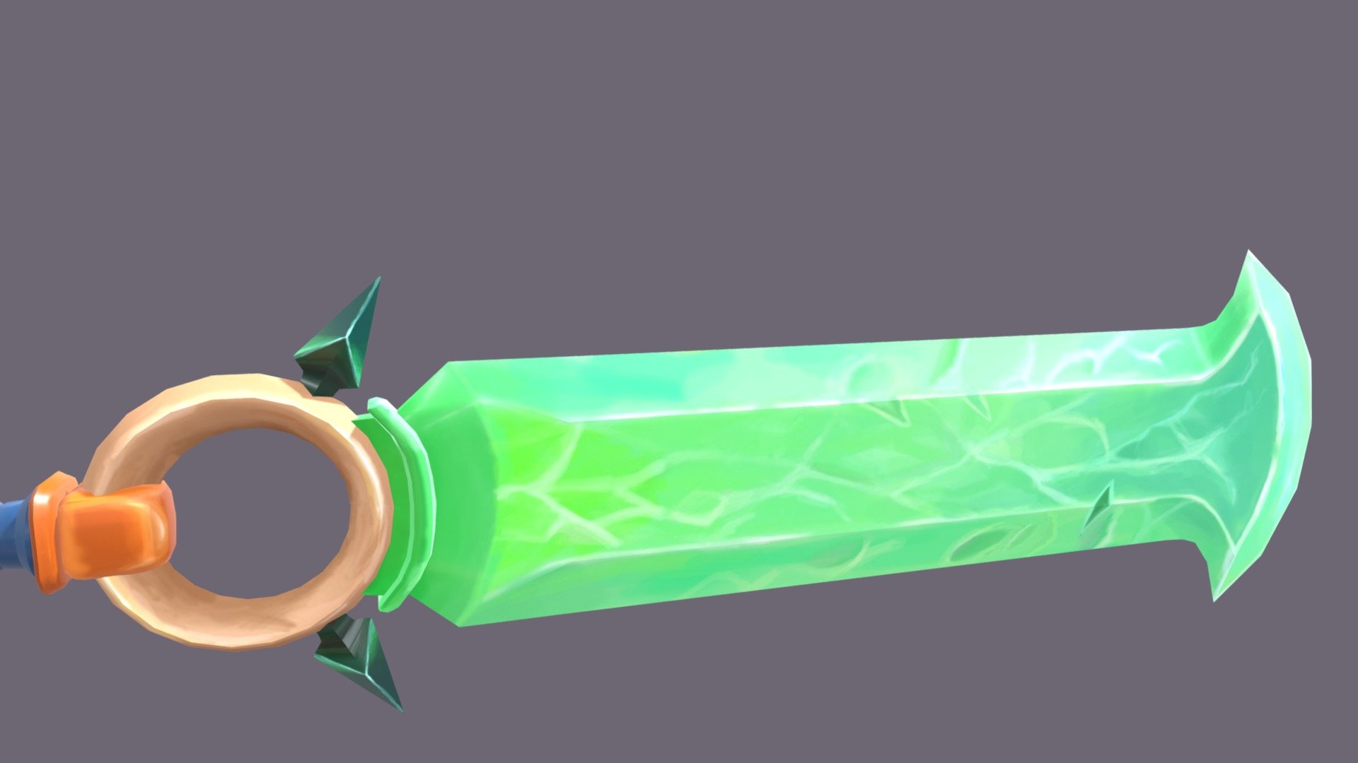 Jade Sword - 3D model by FranciscoFullSail (@FranciscoMateo) [97872a5 ...