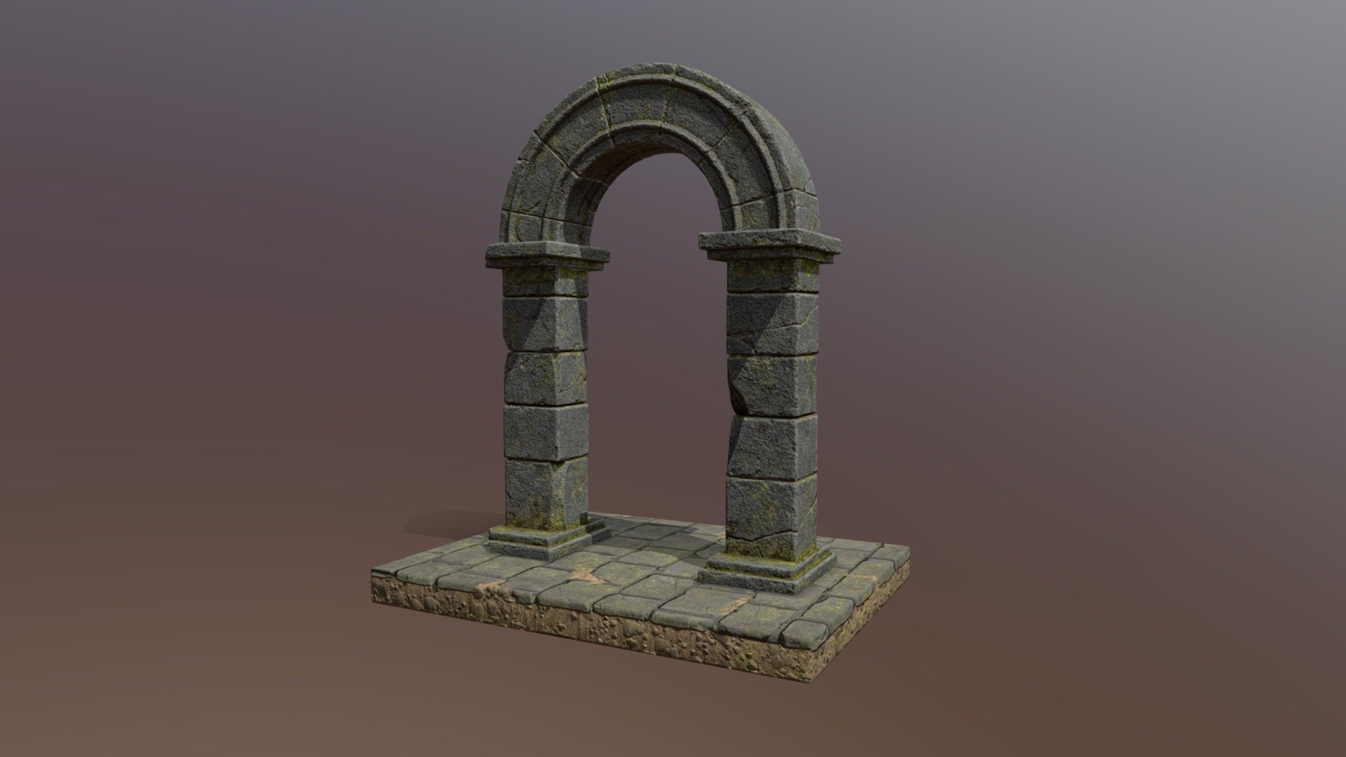 Stone Arch PBR - 3D model by ice_screen [978973c] - Sketchfab