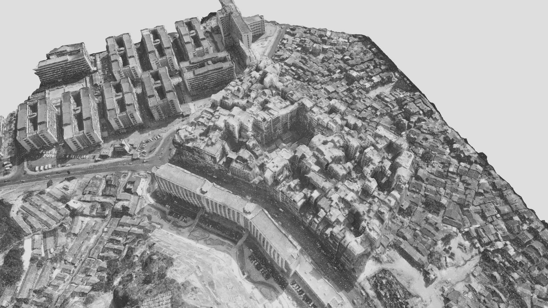 Kowloon Walled City 九龍寨城 Point Cloud - Download Free 3D model by Yu Kai ...