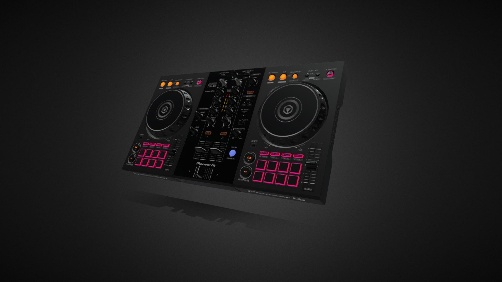 DDJ-400 - 3D model by wotapacchin [978bd77] - Sketchfab