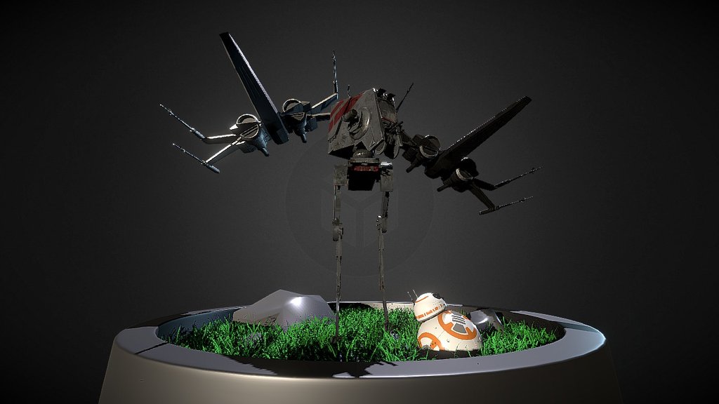 Star Wars Scene Test - 3D model by GuessItsChris (@level2d) [978c050 ...