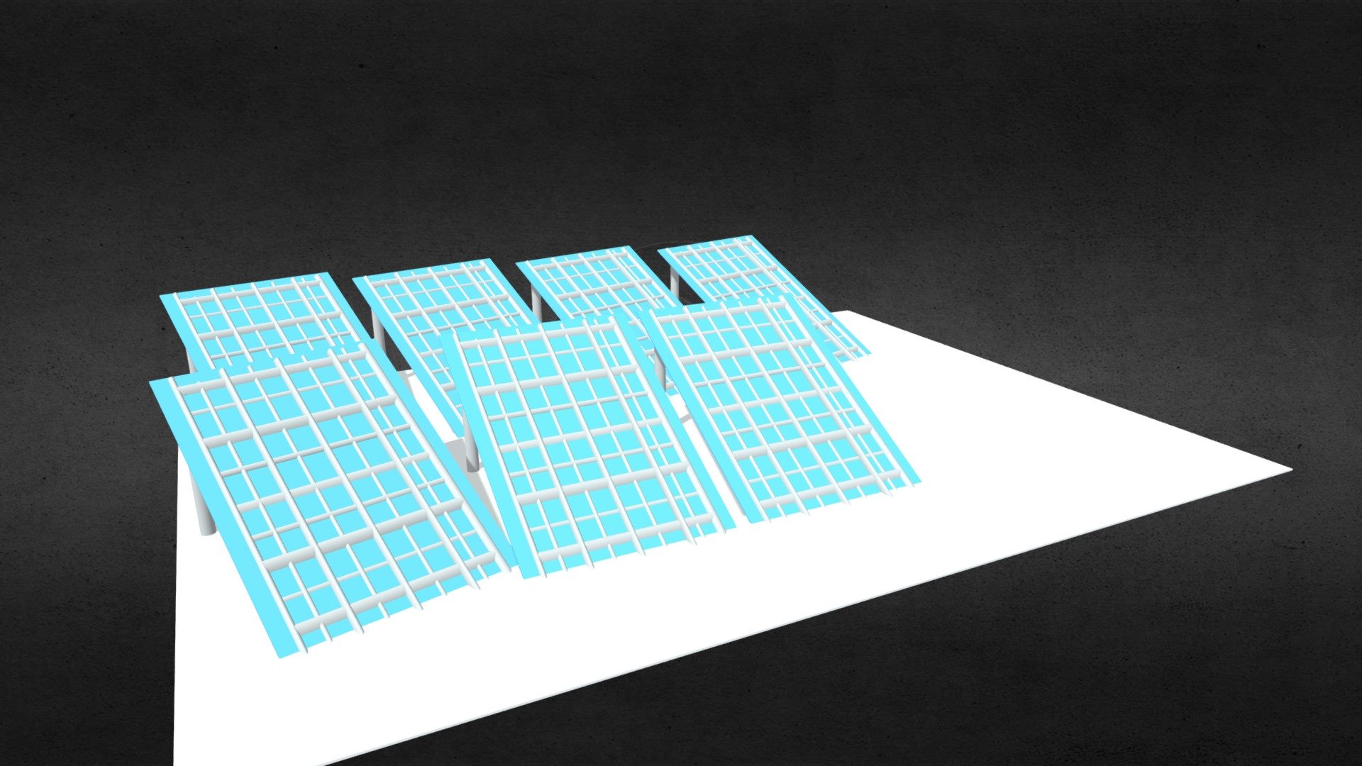 Solar farm - Download Free 3D model by aevp [978e9e0] - Sketchfab