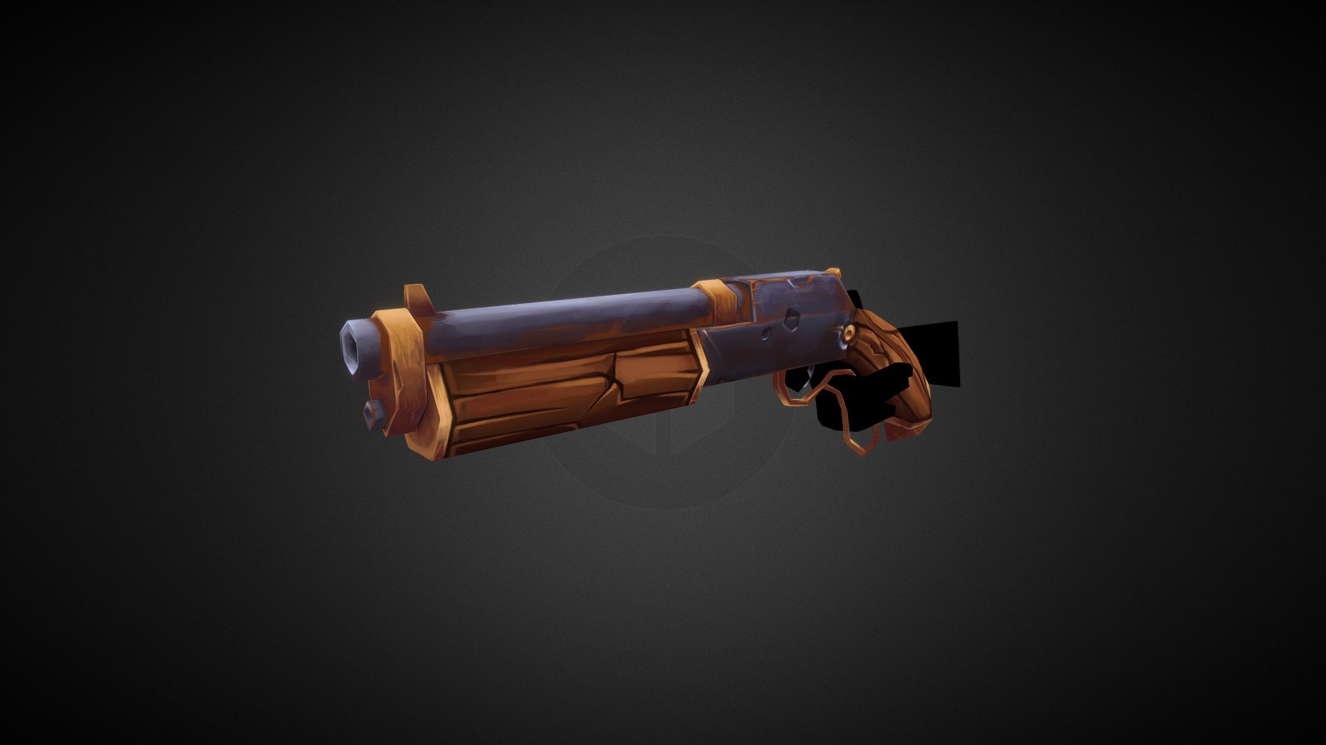 Low poly gun - 3D model by Offy (@axe163) [978eb32] - Sketchfab