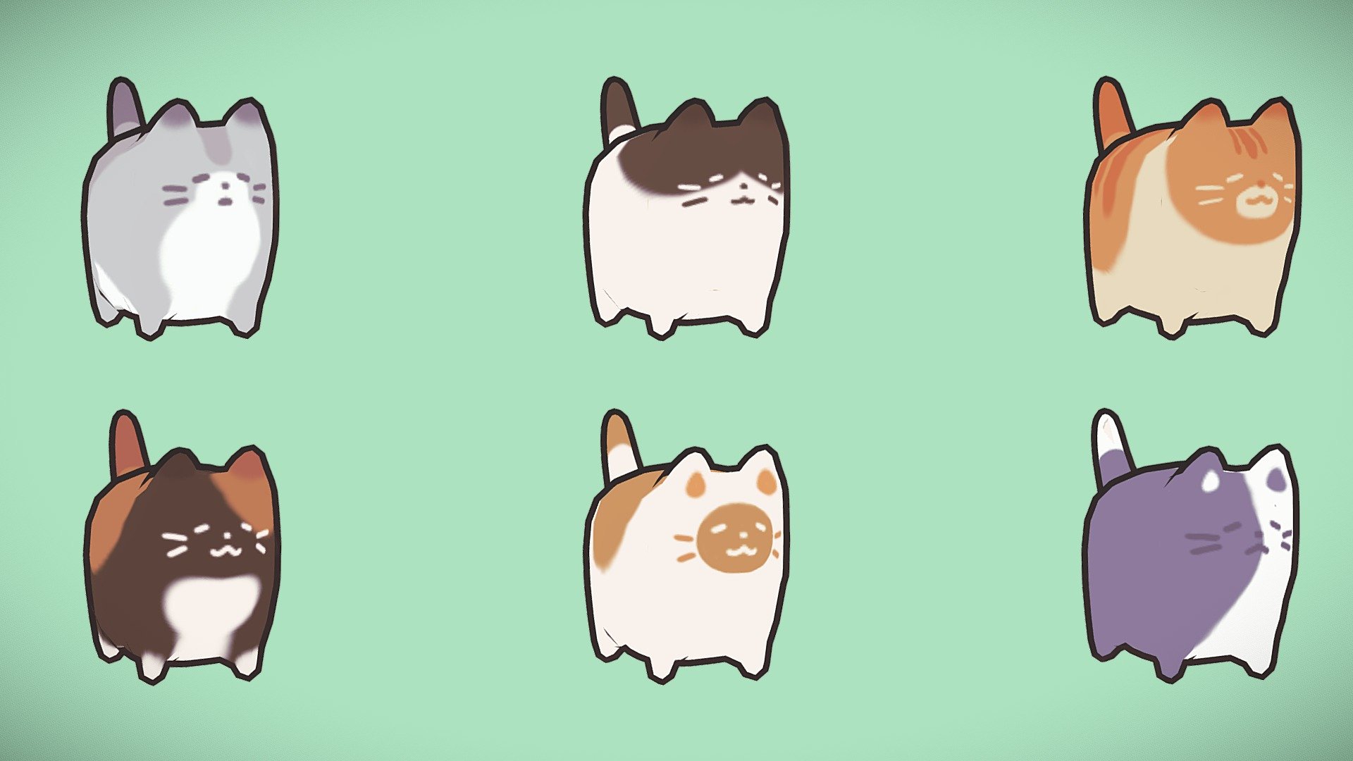 Pick your kitty!🐱02 - 3D model by LinBDLX [97925aa] - Sketchfab