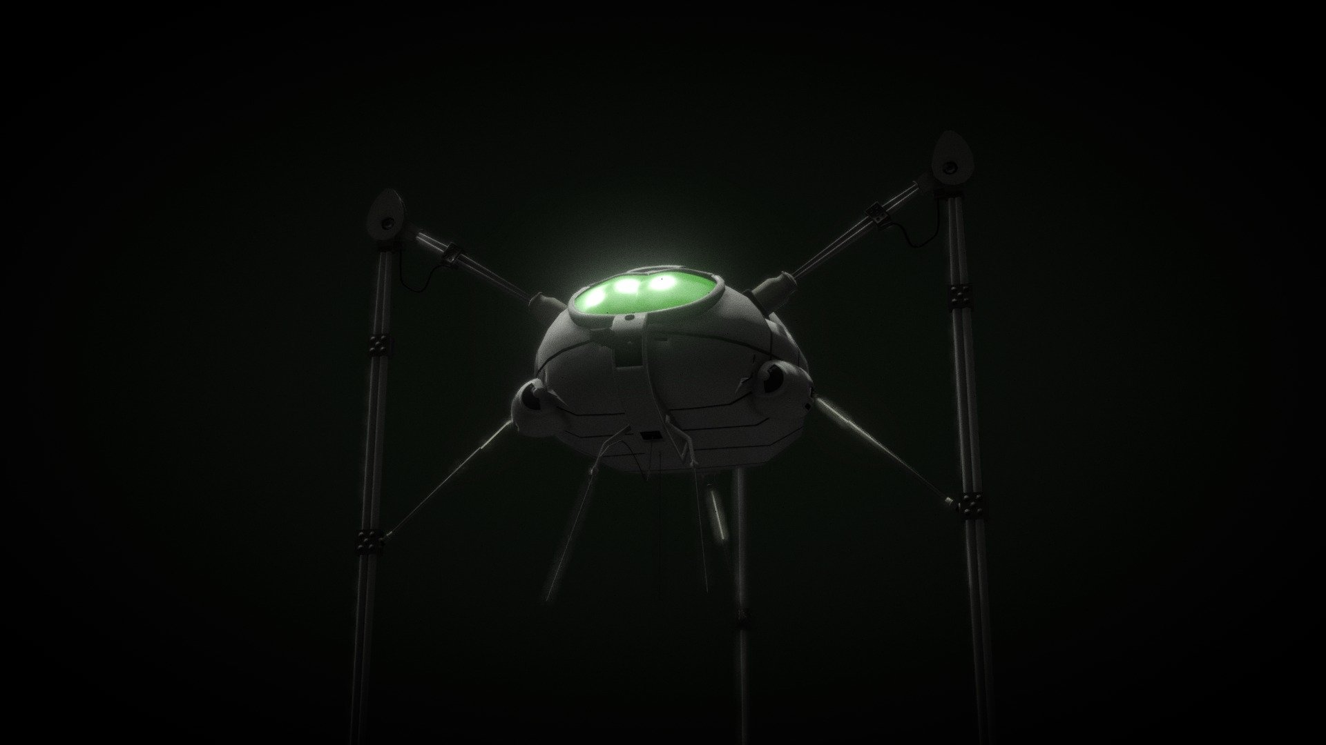 The War of the Worlds: 1978 Fighting machine - Download Free 3D model ...