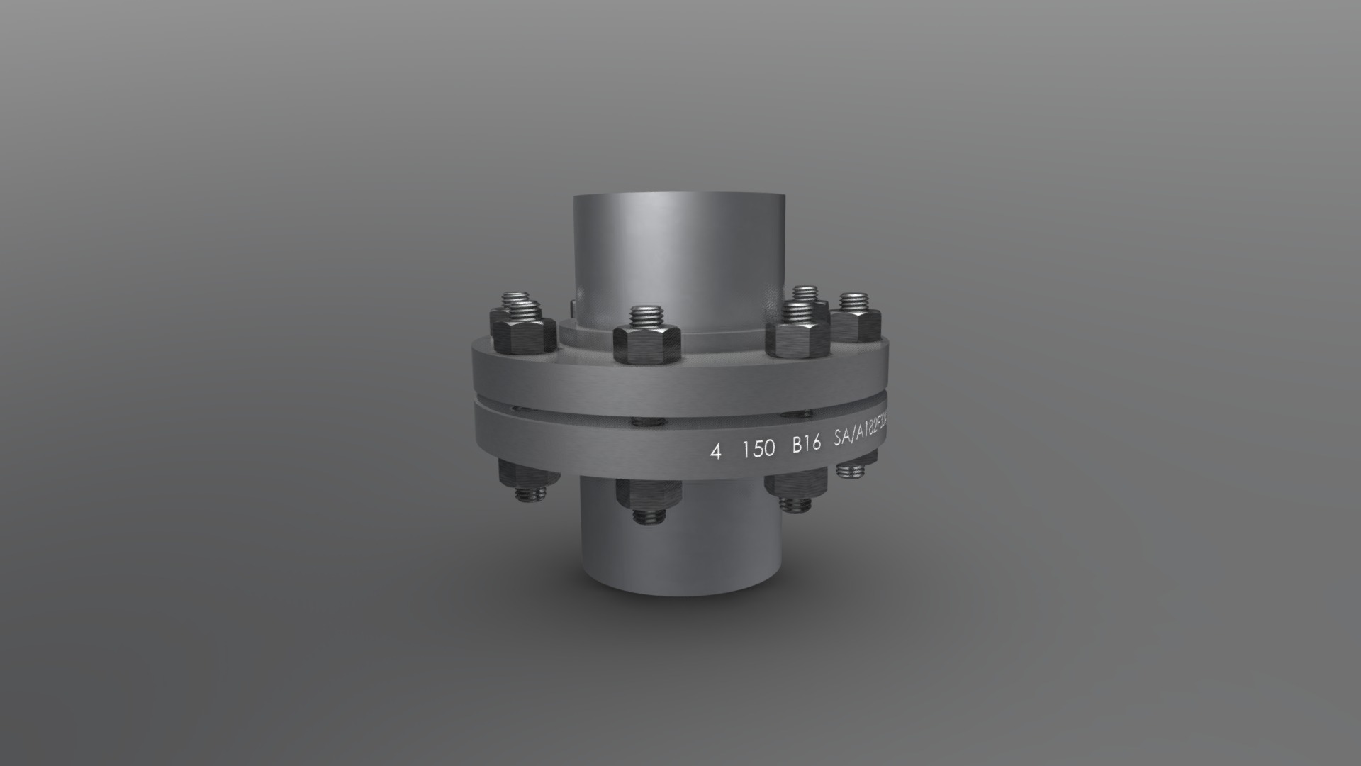 Flange Set With Marking - 3D model by logisequence [9793d75] - Sketchfab