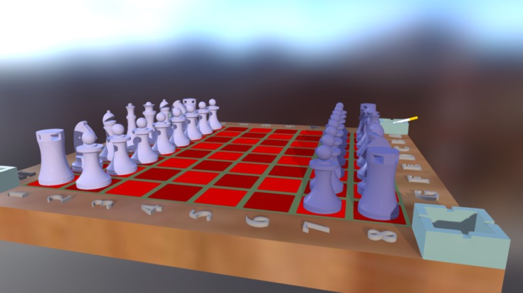 Chess - 3D model by erasmuspluska1 [9795a39] - Sketchfab