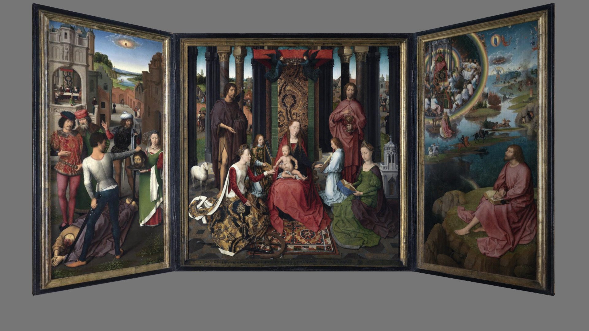 Memling, St. John Altarpiece. - 3D model by Glenn Gunhouse (@ggunhouse ...