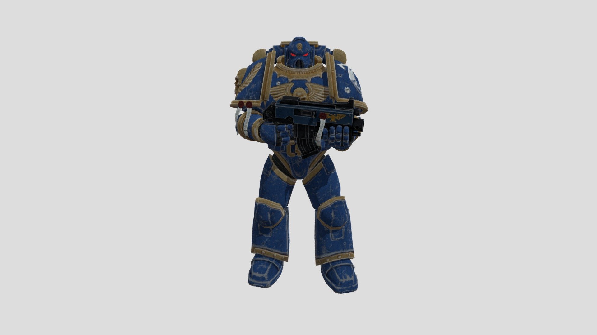 Warhammer 40k Ultra marine - Download Free 3D model by 10feetdeep ...