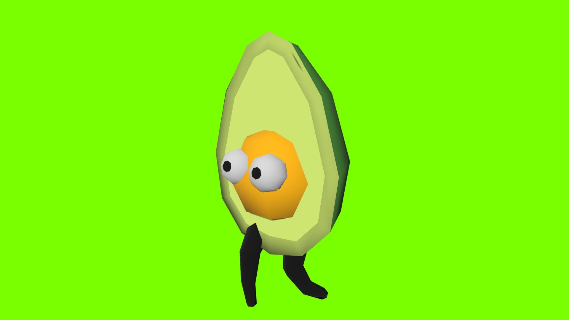 Rigged Avocado Character - Download Free 3D model by sch0i [9797a95 ...