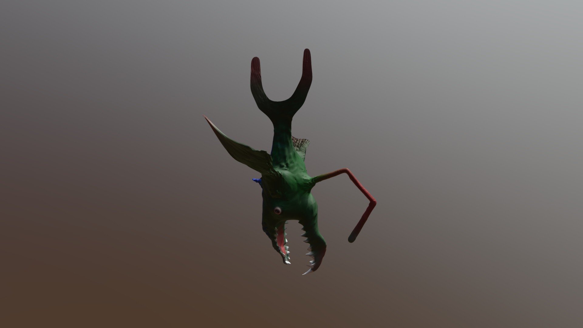 Pez mutante - 3D model by Elaine.Pool [9797b5d] - Sketchfab