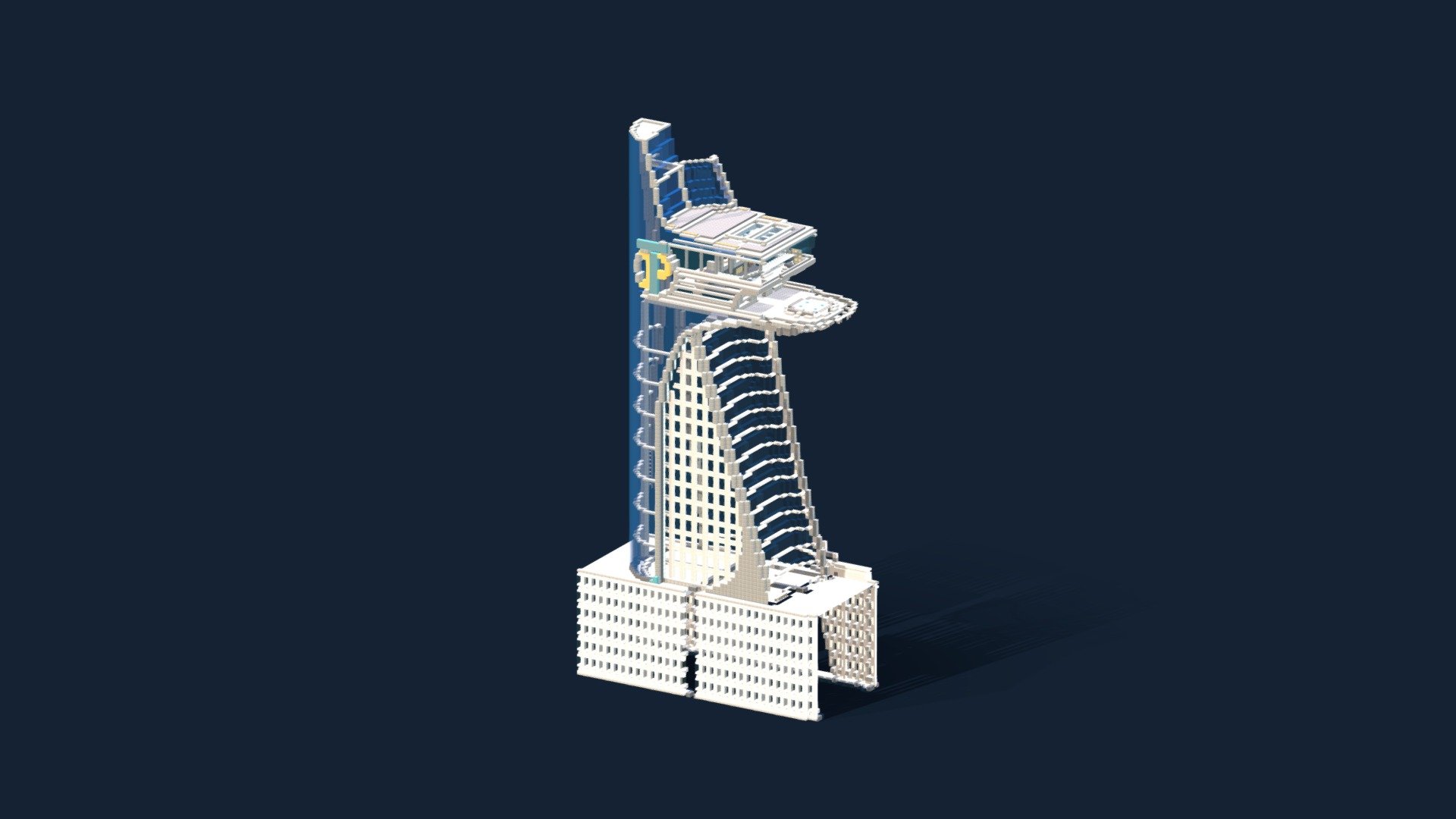 New(er) Avengers Tower - 3D model by SevenScroll5003 [979814b] - Sketchfab
