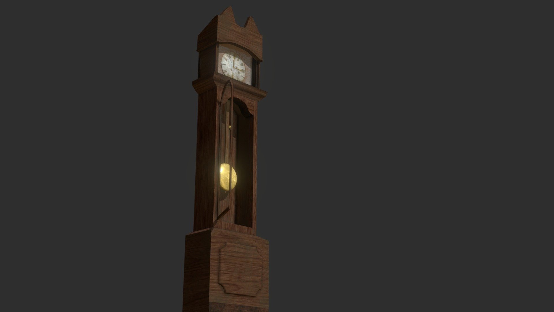 Grandfather Clock - Download Free 3D model by matthew (@matthew.huff01 ...