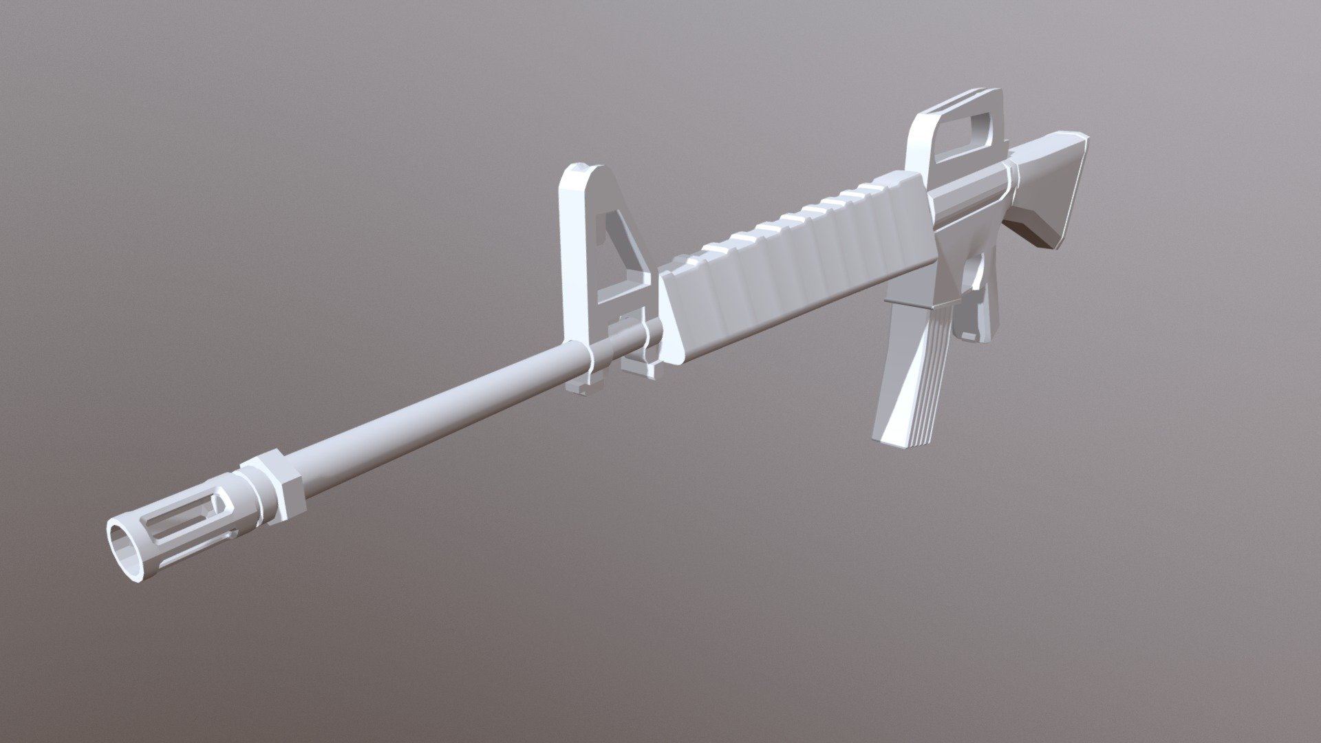 M16 Model - 3D model by JackCannon (@578767) [97986a8] - Sketchfab