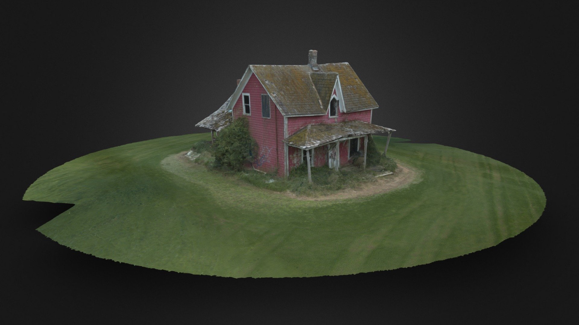 Red house - 3D model by Skyman Studio (@skymanstudio) [9798cb5] - Sketchfab