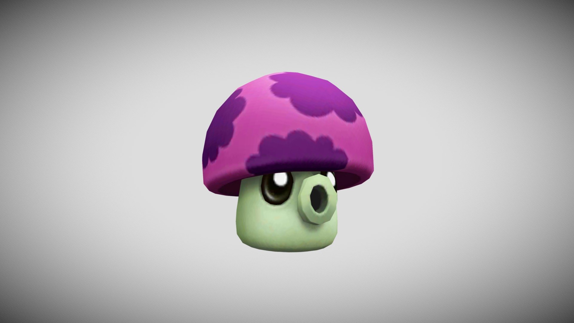 Plants Vs. Zombies 3 (Pre- Alpha) - Puff- Shroom - Download Free 3D ...