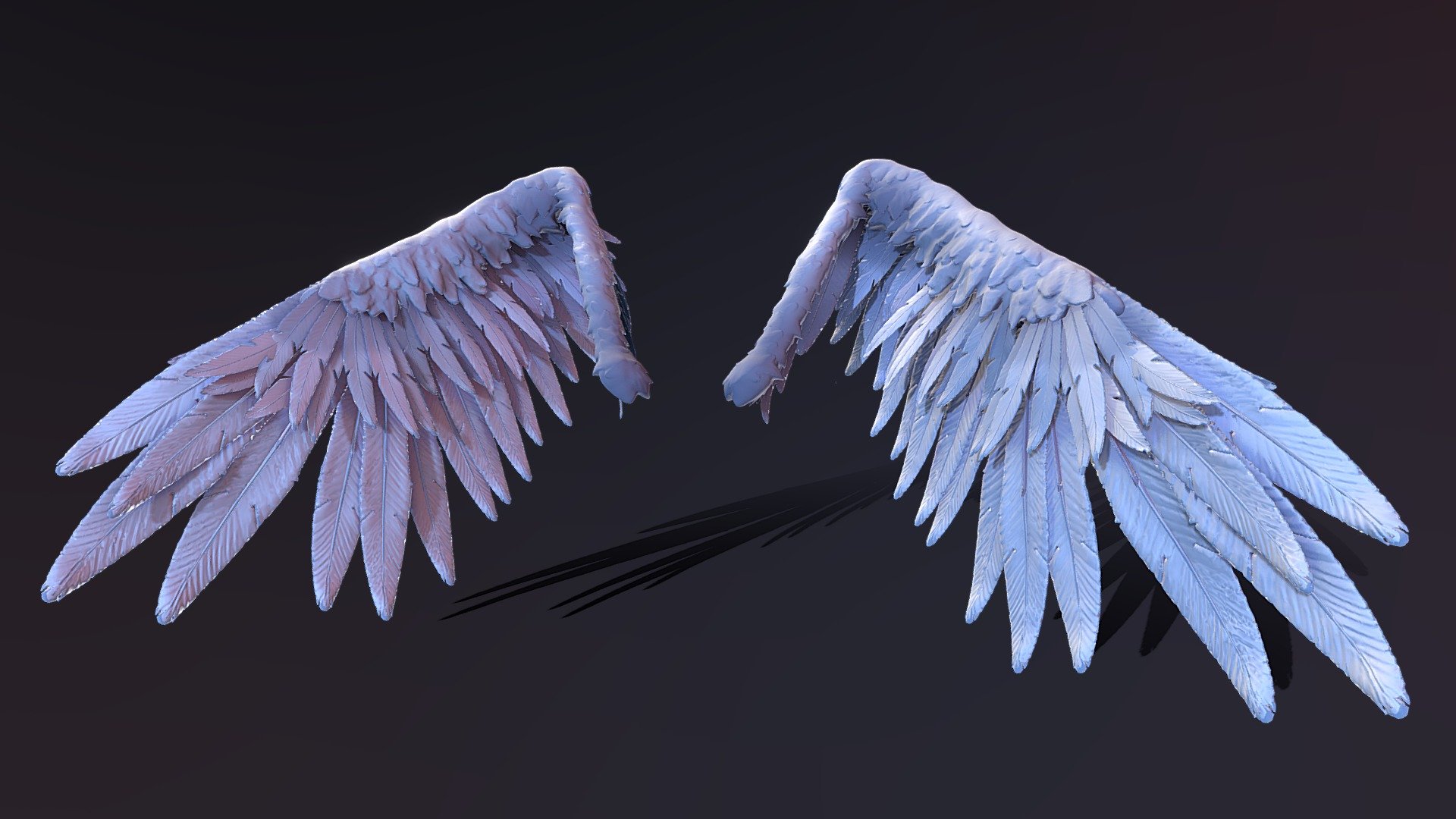 Angel wings - 3D model by Cécile Amstad (@c.m.a) [979a054] - Sketchfab